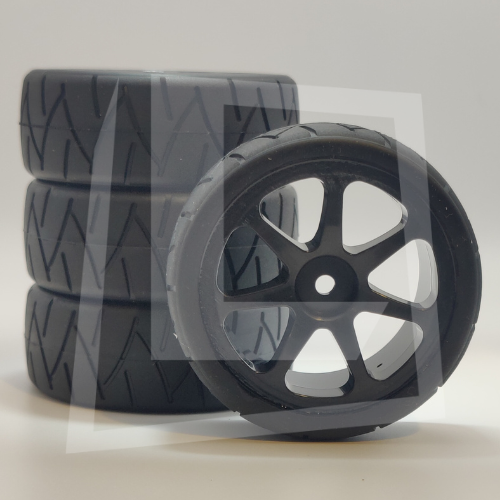 Rush VR3 36X Radial SevenSpoke Black Rim – Lightyear RC