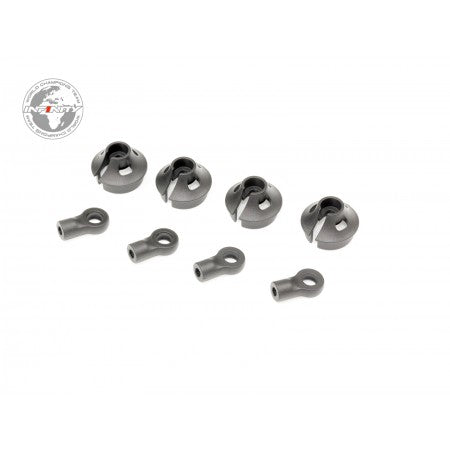 IFB8 SHOCK BALL END & SPRING RETAINER (4pcs) – Lightyear RC